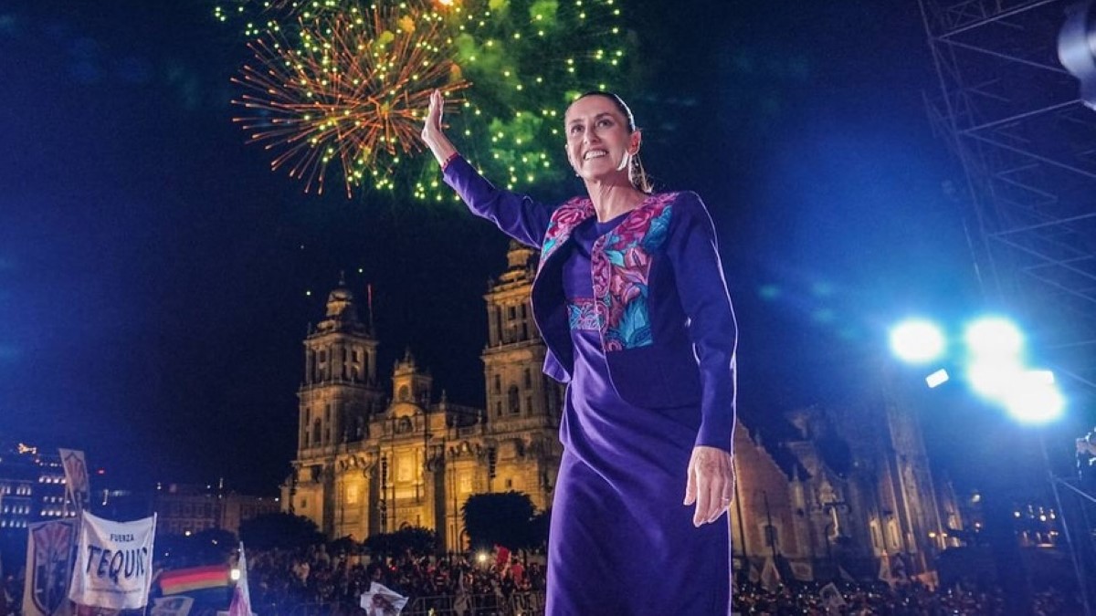 Claudia Sheinbaum is in good health, celebrating her historic win!